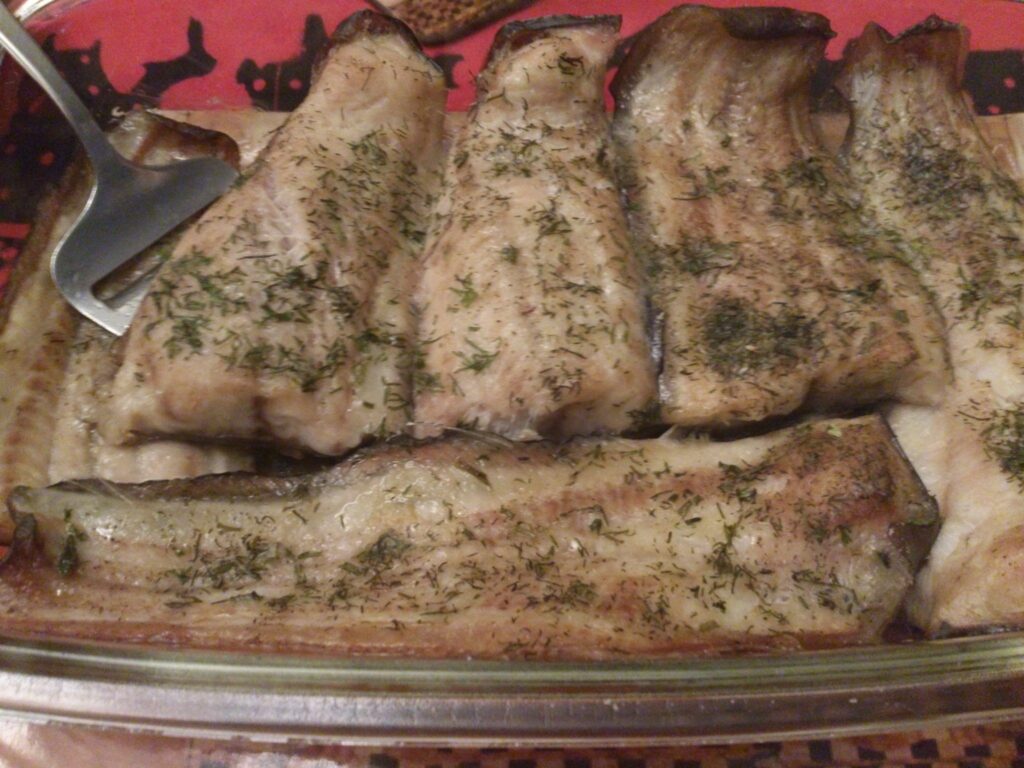 Pečený sumec na másle - recept na Kuchařka - Recepty